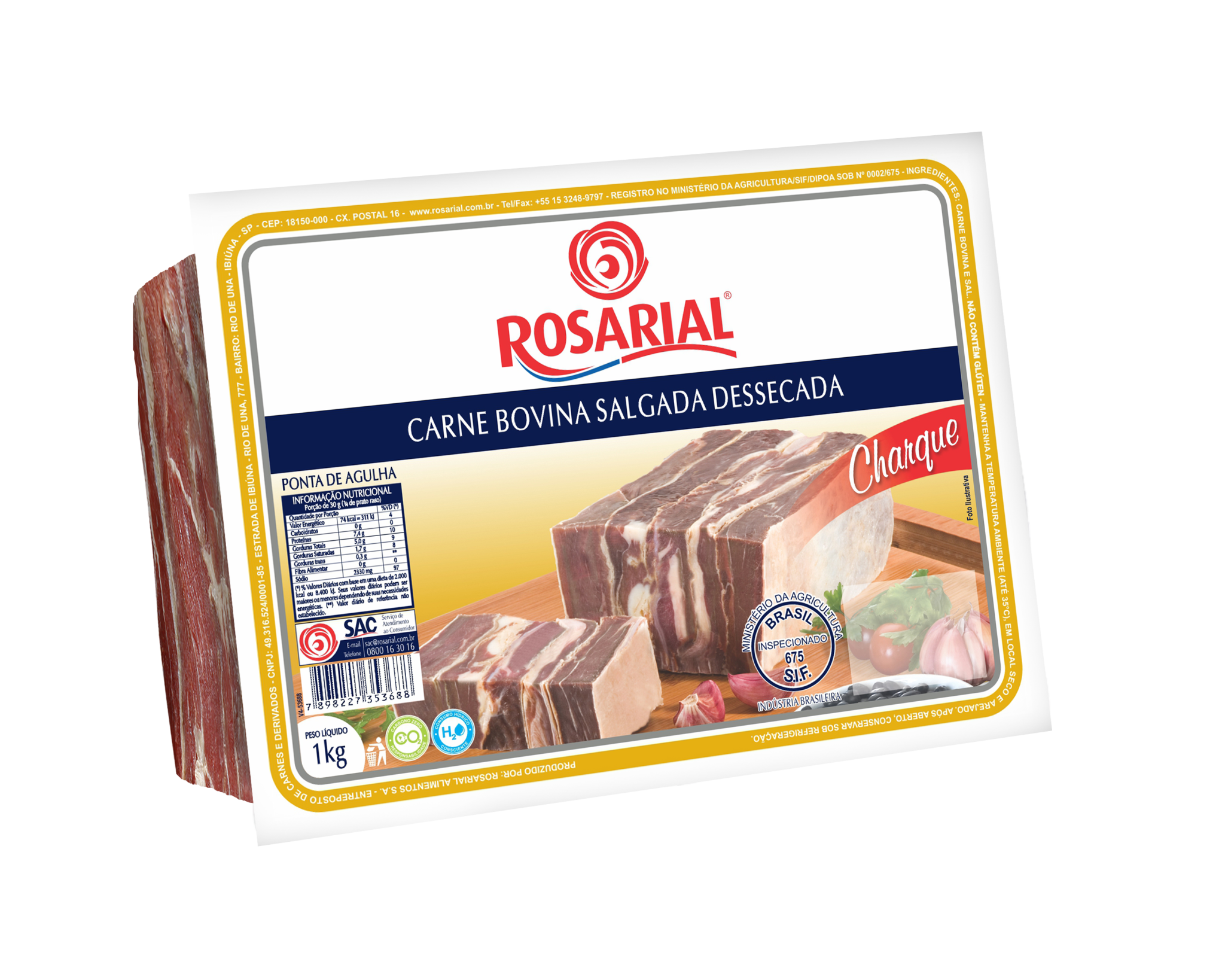Charque Ponta de Agulha – Rosarial Alimentos